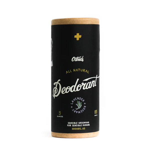 O'Douds Natural Deodorant LAVENDER + ROSEMARY - The Pomade Shop
